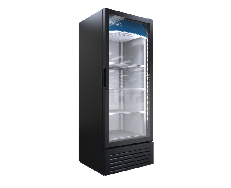 Pro Kold VC-12 One Door Glass Cooler Space Saver Free Shipping - 5 Star Restaurant Equipment
